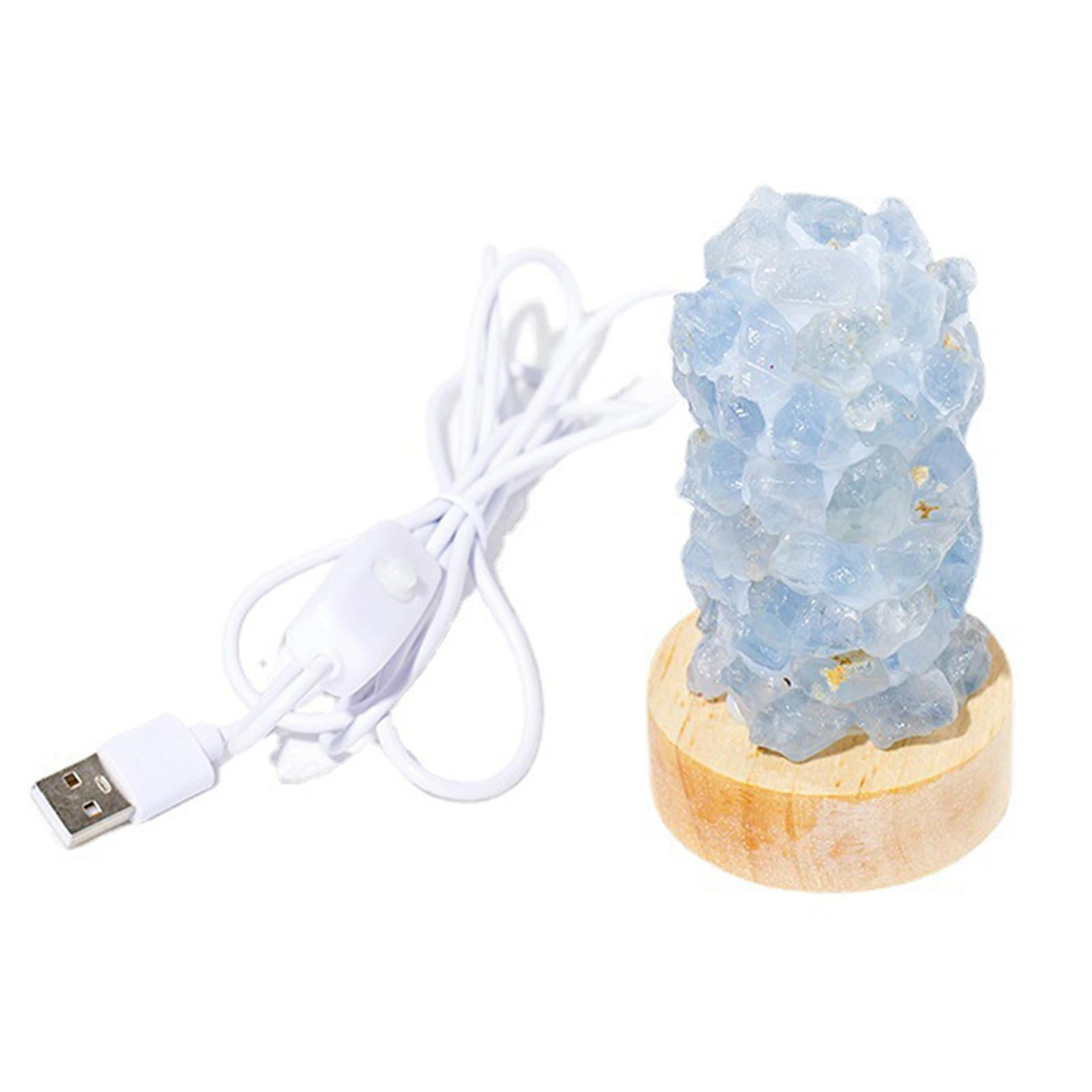 Click here for Almencla Crystal Night Lamp Wooden Base Crystal Ro... prices