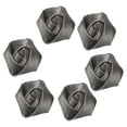 mdesiwst 6Pcs Corsage Handmade Reversible Satin Roses Wedding Corsage ...
