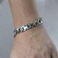 12mm New Hip Hop Thick Mens Chain Bracelet Classic 14K White Gold ...