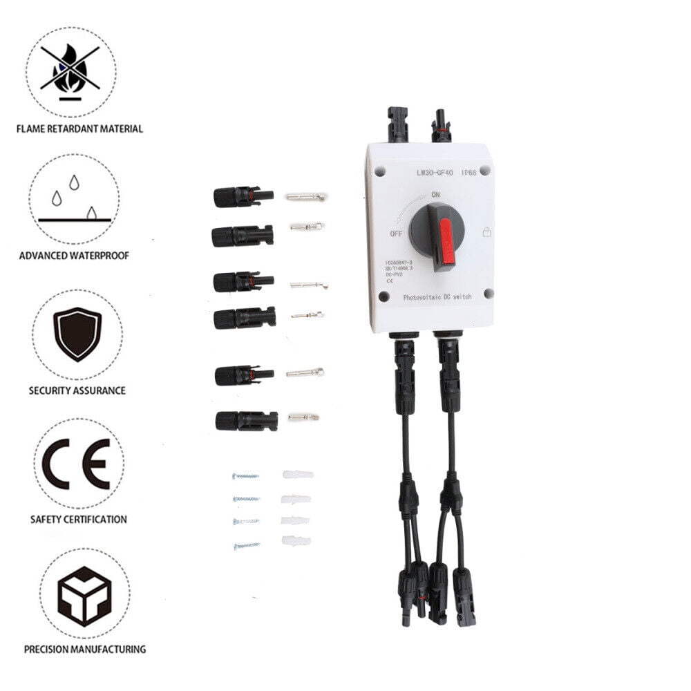 TABODD PV Isolator Switch Disconnect Circuit Breaker For Solar Panels ...