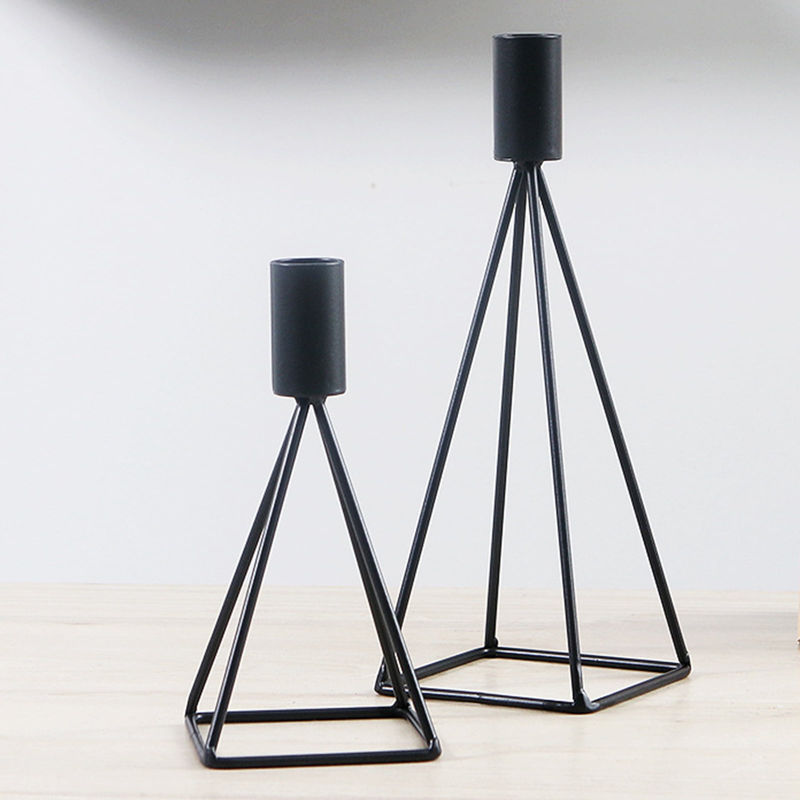 Dream Lifestyle Candle Holders Metal Candlestick Holders, Long Rod Wax ...