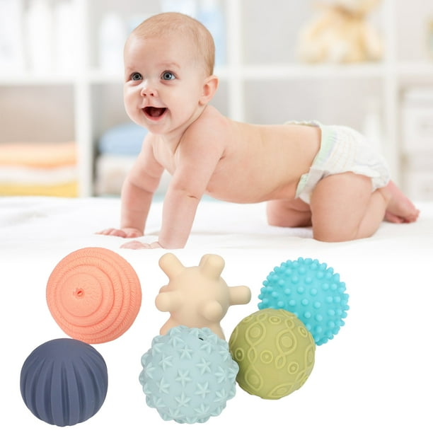 Spptty Textured Sensory Ball,6pcs Baby Textured Sensory Ball Set ...