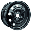 RTX 15x6 Black Steel Wheel 5x4.5 (45mm), Steel Wheels, Load Range 625kg ...