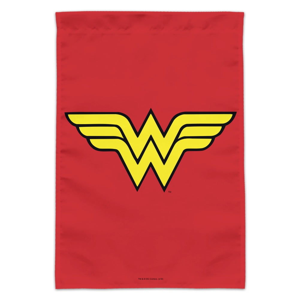 Wonder Woman Classic Logo Garden Yard Flag - Walmart.com