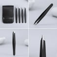 4-Piece Tweezers Set, Professional Stainless Steel Eyebrow Tweezers ...