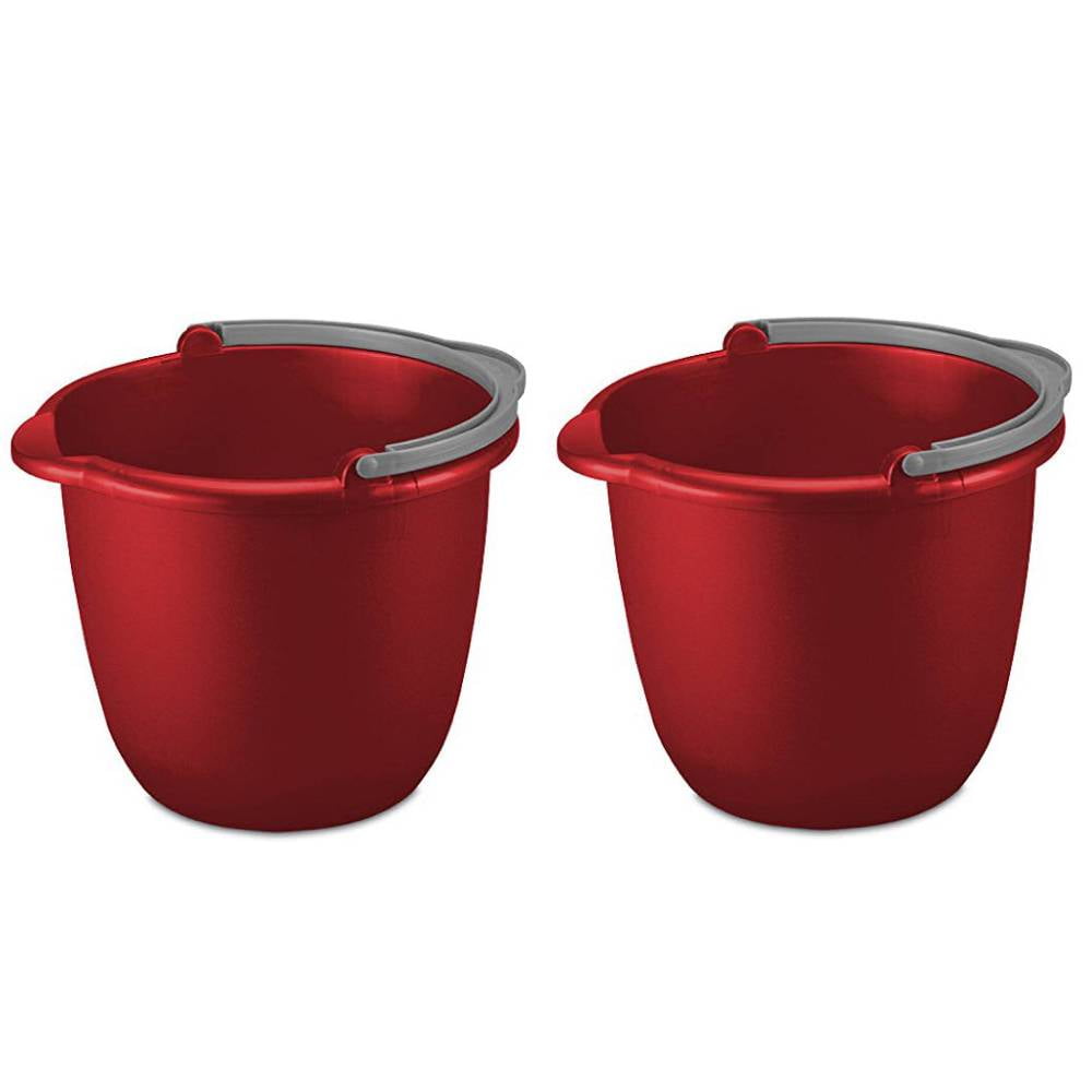 Brandclub - Sterilite Spout Pail with Handle 10 Quart Plastic Classic ...