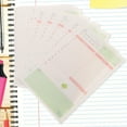 Planner A5 Inserts Daily Refill Paper Notebook Binder Loose Insert Do ...