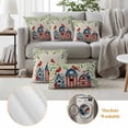 American Flag Bird House Outdoor Waterproof Pillow Covers, Green ...