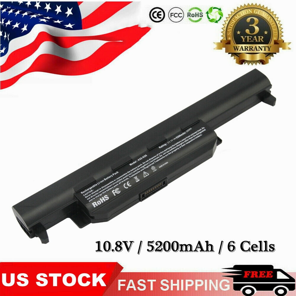 A32-K55 Battery For Asus Asus U57A X55 X55C X75 K55 K55A K55N R500 R503 ...