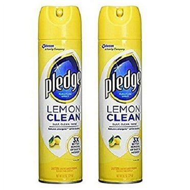 Pledge Lemon Clean Multipurpose Aerosol Spray, Original Furniture ...