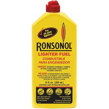 Ronson Ronsonol Lighter Fuel Excellent for Cleaning, 12 oz, 3 Pack ...