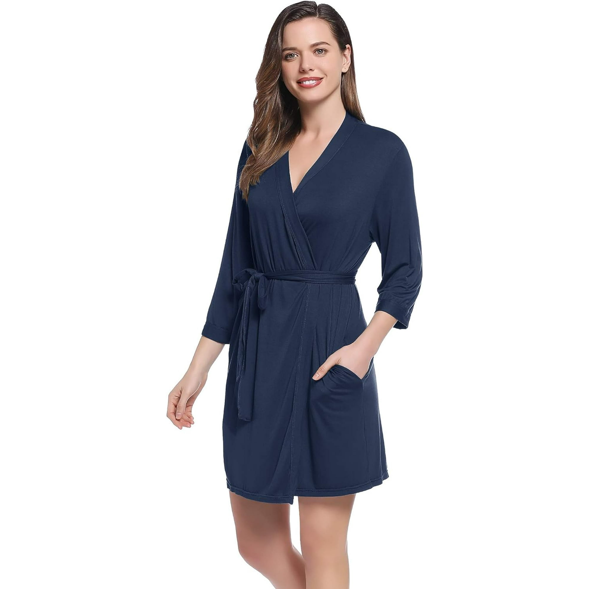 Click here for Gfdyree Womens Short Bamboo Robe Ultra Soft Thin L... prices