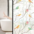Bird Film Bathroom Anti Peeping Window Transparent Opaque Sticker ...