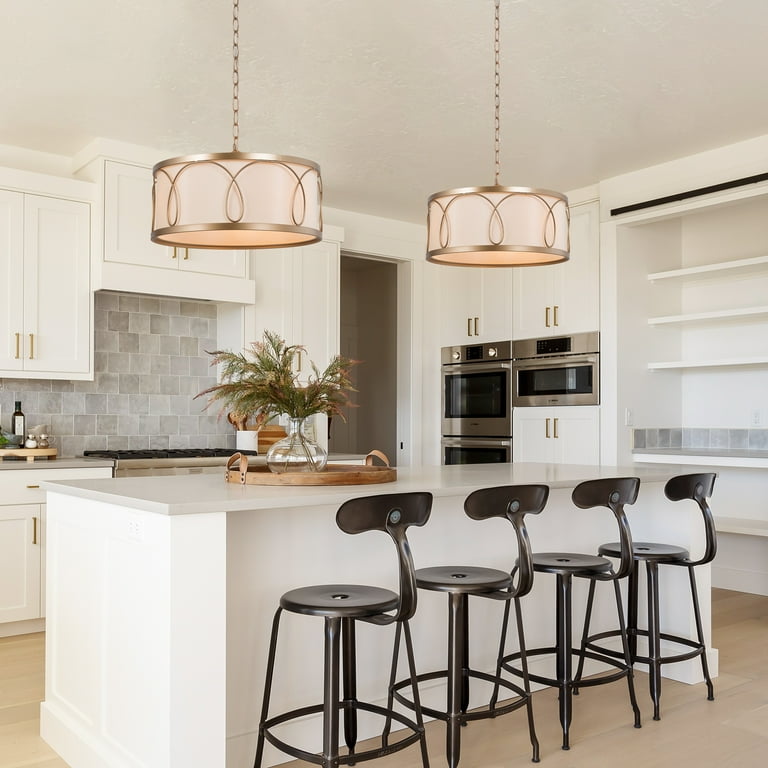 Drum Shade Pendant Light Kitchen
