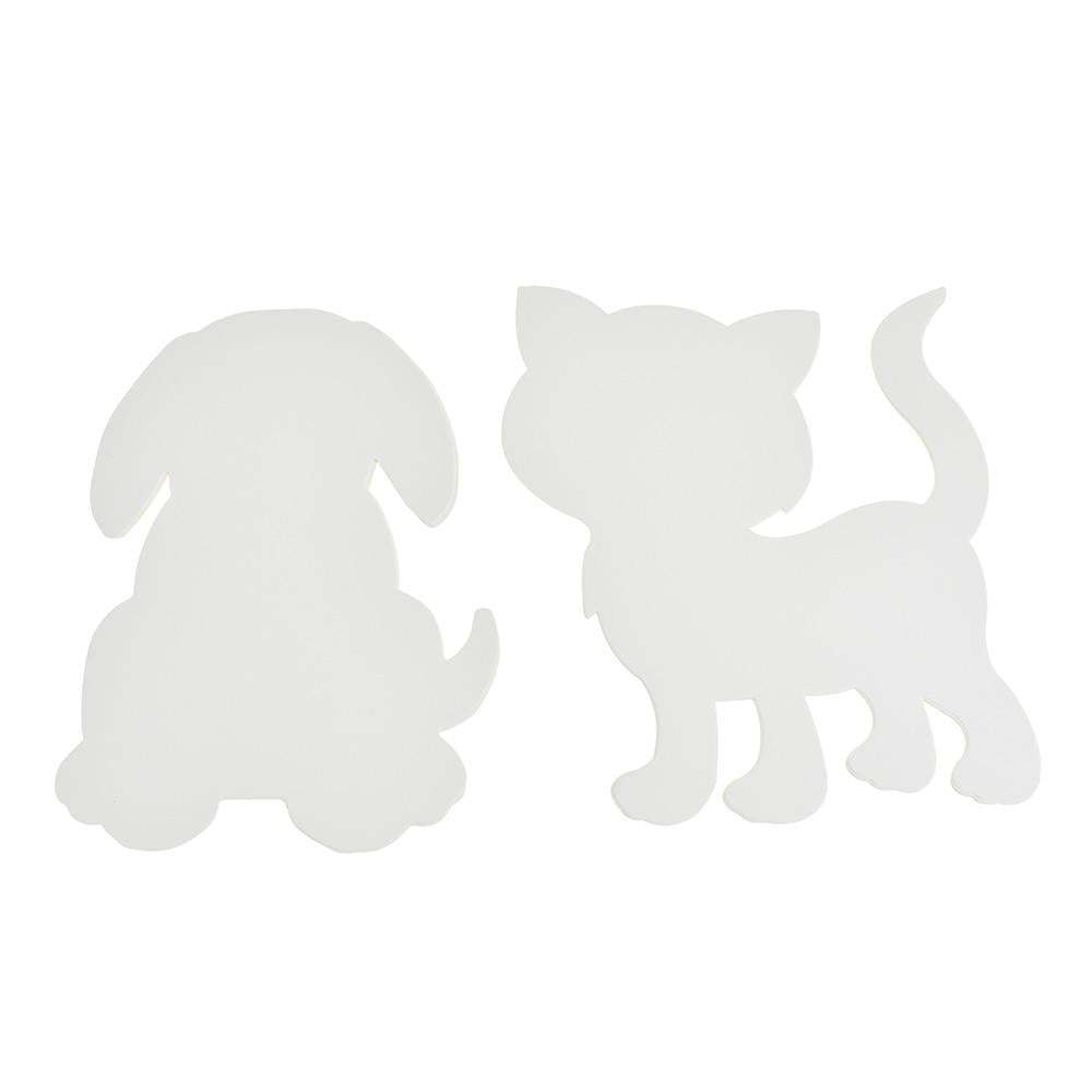 DIY Craft Cat And Dog Paper Shapes, 8-Piece - Walmart.com