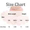Breathable Hollow Crown Straw Visor for Women Wide Brim UV Blocking ...