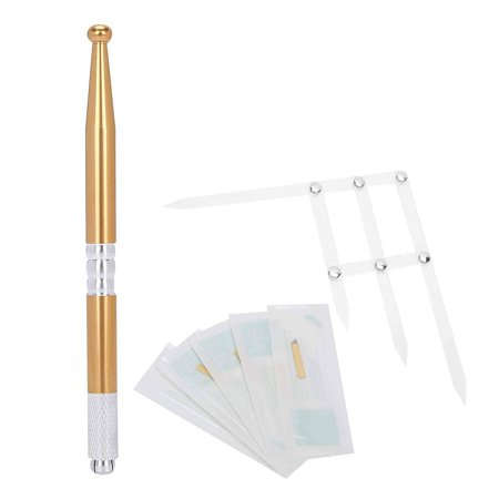 Eyebrow Ruler, Eyebrow Makeup Microblading Kit with Storage Box, Tattoo ...