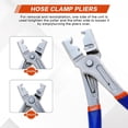 Clic,Clic-R Hose Clamp Pliers - Blue Handle Fully Line Clamp Tool for ...