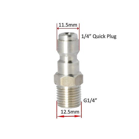 Pressure Washer Foam Cannon Quick Connector 1/4quot; Snow Foam Lance ...