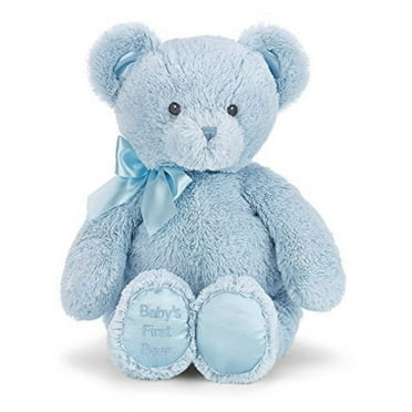 Gund My First Teddy Bear Baby Blue Stuffed Animal Plush 10 inches ...