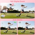 Pink 5K Digital Camera, 16X Zoom, Flip Screen, WiFi, Webcam for ...