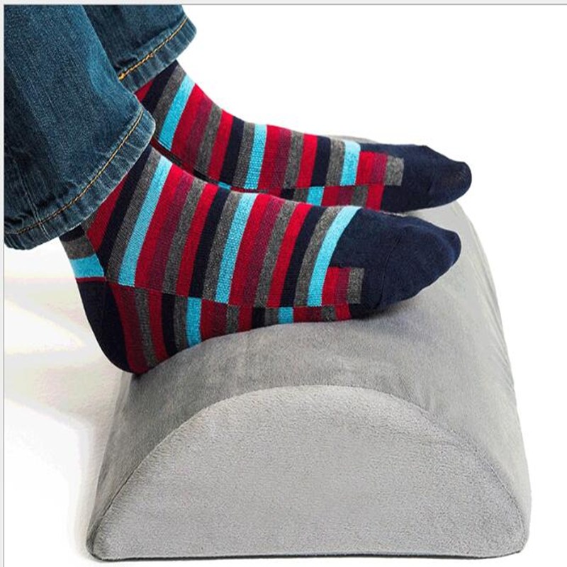 Qionma Ergonomic Feet Cushion Support Under Desk Foot Rest Foam Stool ...