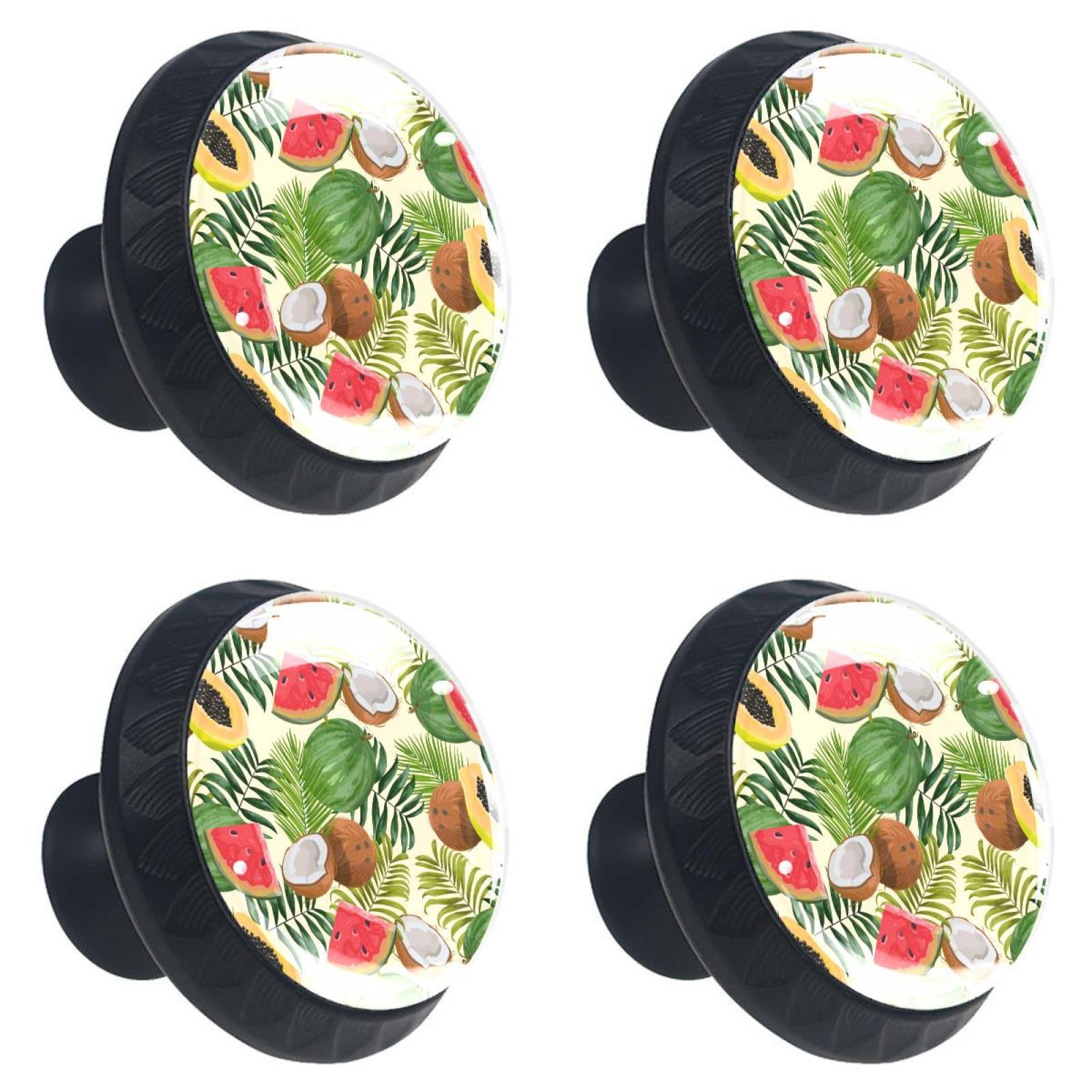 4 Pcs Tropical Fruits Knobs for Kitchen Cabinet Cupboard Dresser ...