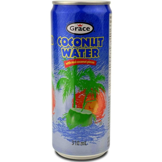 Grace Coconut Water with Coconut Piece, 310ml Pack of 24 - Walmart.ca