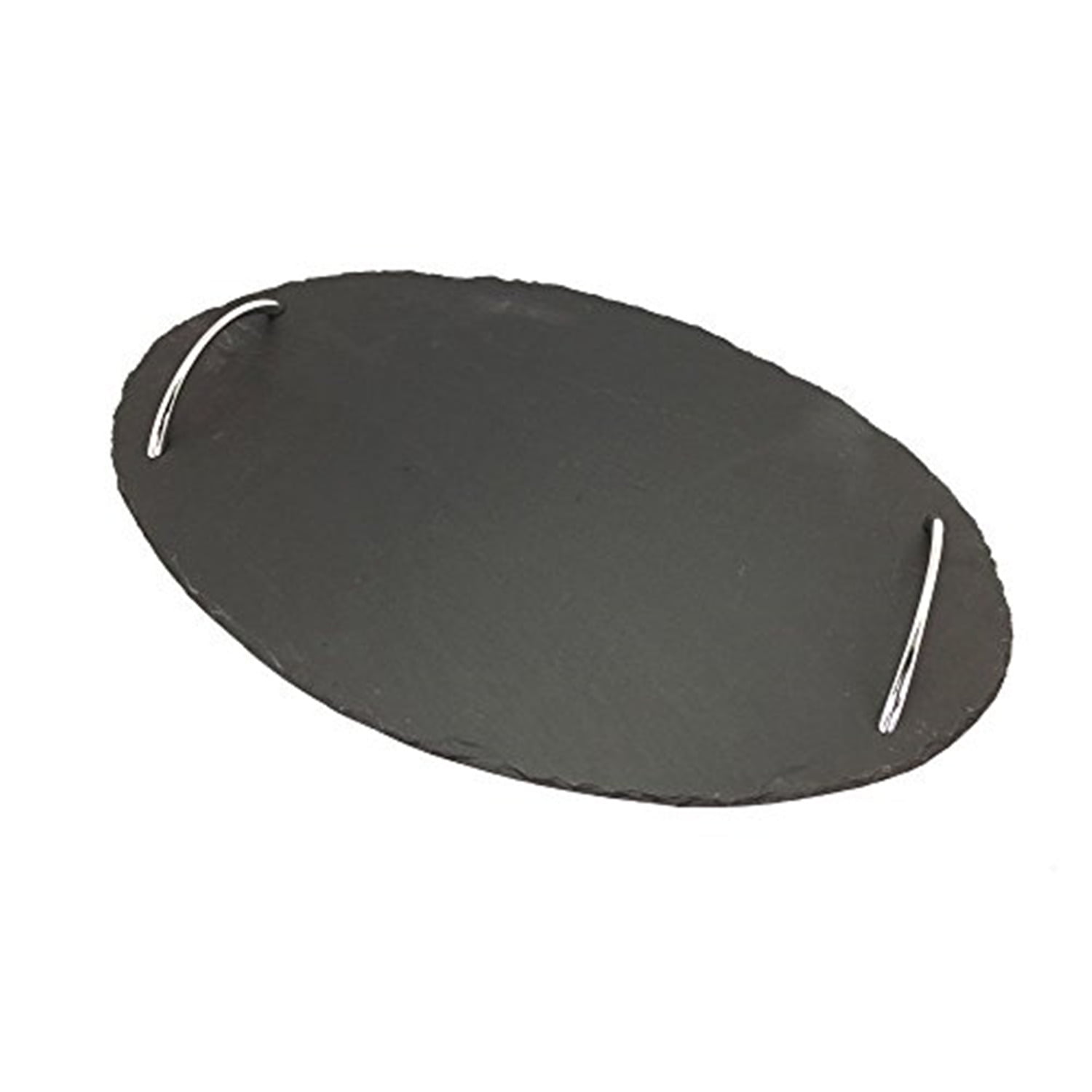 Slate Tray 15.75" x 10" Oval with Handles - Walmart.com - Walmart.com