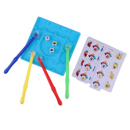 Cartoon Table Board Game Numbers Patterns Recognition Interactive Card ...