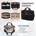 BAGSMART 17.3" Laptop Bag Briefcase, Computer Messenger Bag, Business ...