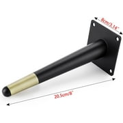 4PCS 8 Inch Metal Furniture Legs Feets Cabinet Sofa Oblique Coffee ...