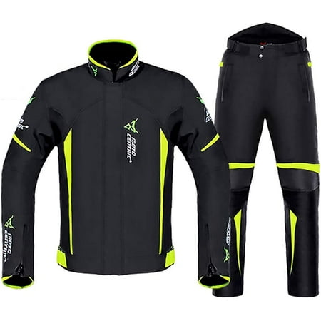 Waterproof Motorcycle Jacket Pants Suit Summer Winter Body Armor ...