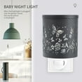 1pc Creative Wax Melting Warming Lamp Plug-in Aroma Wax Heating Night ...