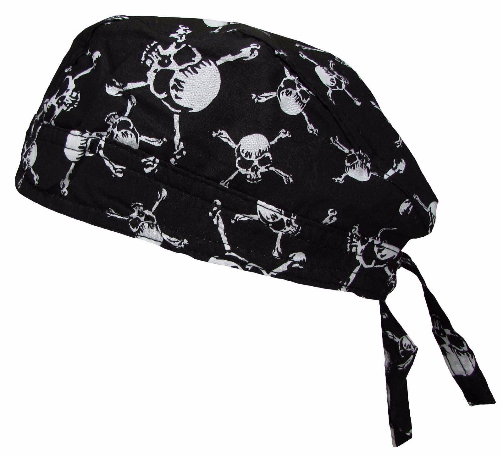 Cotton Lined Skull and Crossbones Premium Skull Cap - Walmart.com