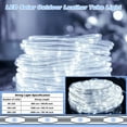 Qillnyy Solar String Lights Outdoor Waterproof, 72FT 200 LEDs, Remote ...