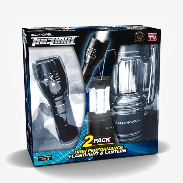 Bell + Howell Taclight Lampe de Poche et Lanterne Ensemble de Camping ...