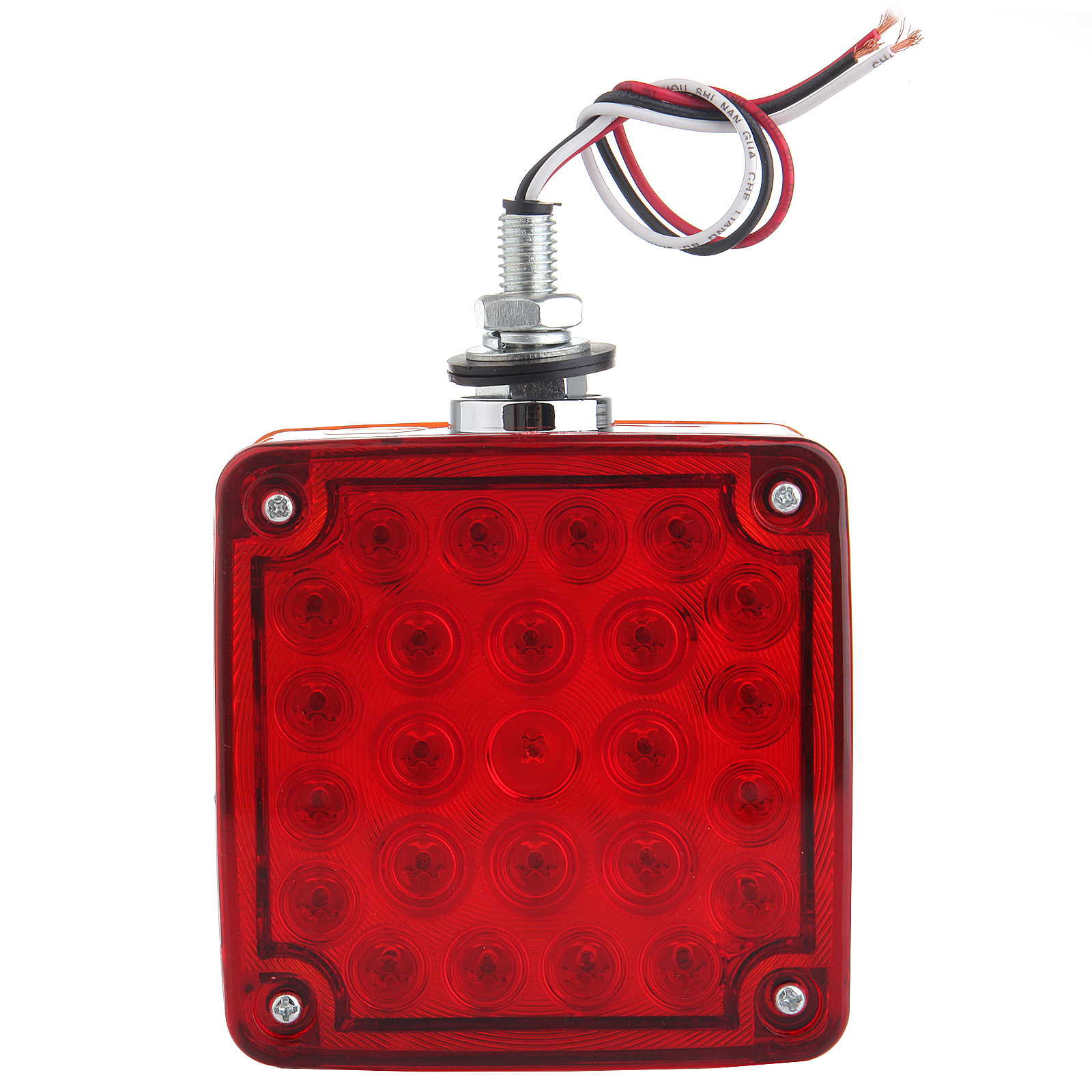 CCIYU Side Marker Light Indicator Light Universal 52LED Red/Amber Stop ...