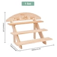 DIY 3 Tier Stair Style Wooden Plant Stand Kit Garden Display Shelf ...