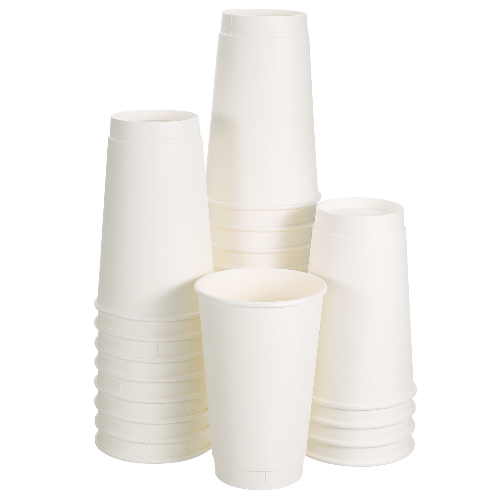 Click here for Uxcell White Cup Paper Coffee Cups  50 Pack 16 Oz... prices