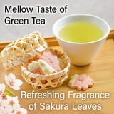 Yamasan Sakura Floral Green Tea w/ Japanese Cherry Blossom Petals, 2.82 ...