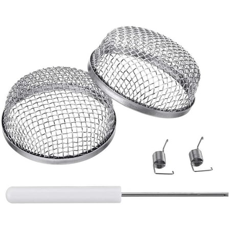 RV Furnace Vent Screen - 2 Pack Flying Insect Bug Cover Camper Heater ...