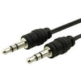 3 Feet Retractable Mini 3.5mm Plug Male to Male Stereo Auxiliary Aux ...