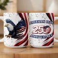 Personalized America 250th Anniversary Mug Custom Name Eagle, 1776 2026 ...
