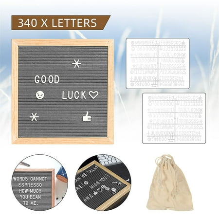 Changeable Retro Felt Letter Board for Home Restaurant Message Board ...