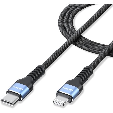 USB C to Lightning Cable 6FT, MFi Certified iPhone 12 Charger Cable ...