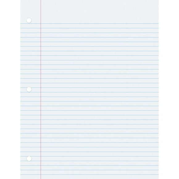 3 Hole Punched Paper