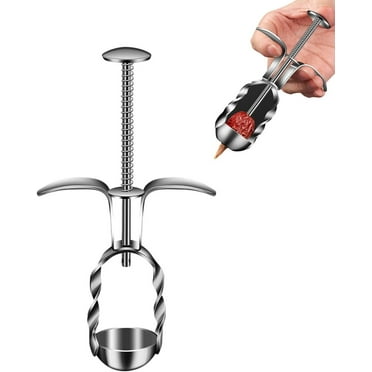 Kitchen Gadget Stainless Steel Cherry Pitter Tool - 6 Cherries at Once ...