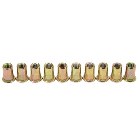 Rivet Nuts, M8x1.25x18mm Zinc Plated Corrosion Resistant 10PCS Rivnut ...