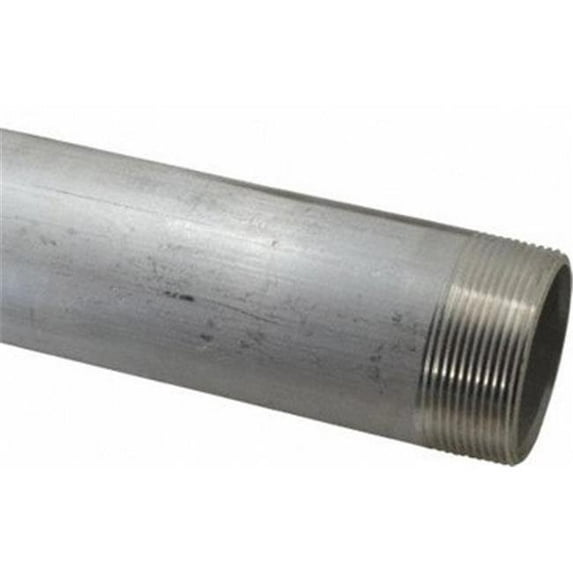 1-1-2 BLACK STEEL 1.5 in. x 21 ft. Black Steel Pipe, Thred End ...